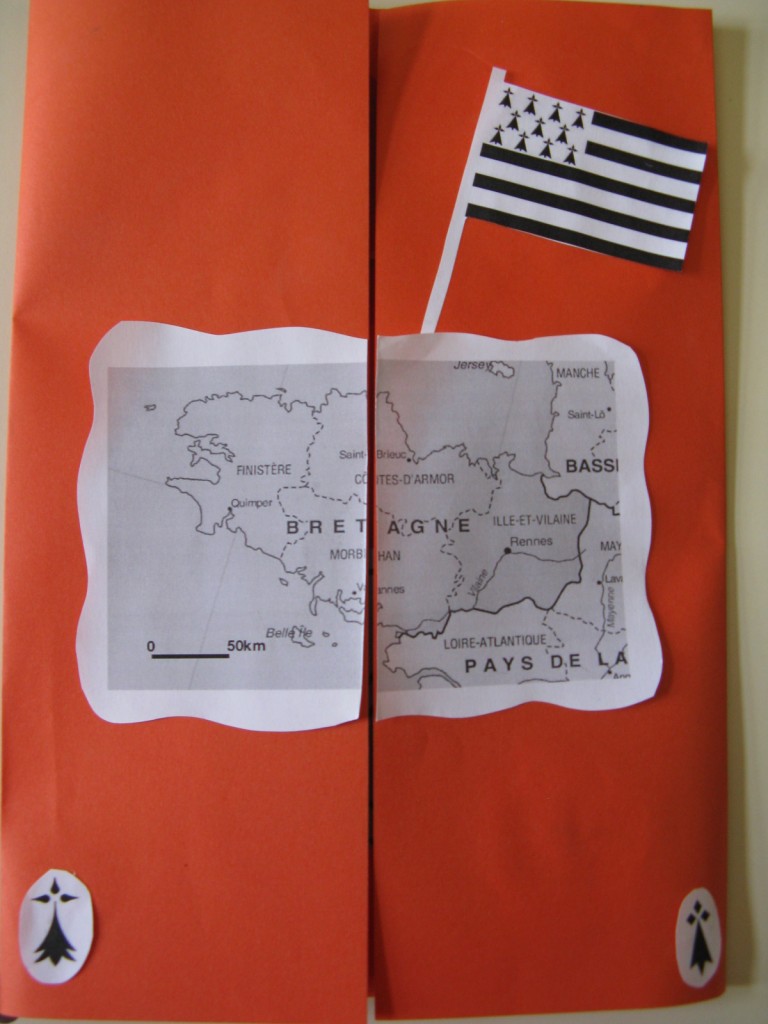 Lapbook des régions françaises – Ecole privée Saint Melaine